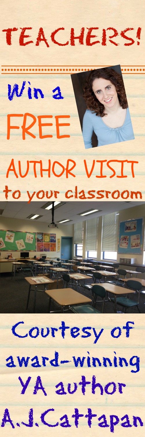 Win a FREE author visit to your classroom! - A.J. Cattapan | Stories ...